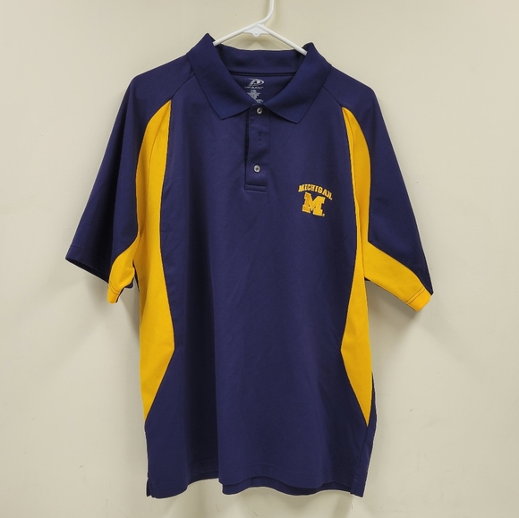 Pro Player | Shirts | Mens Pro Player University Of Michigan Polyester ...